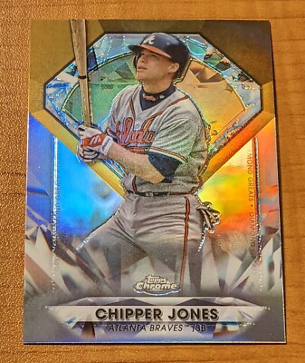 Chipper Jones 2022 Topps Chrome Update Diamond Greats #DGC-27 Atlanta ...