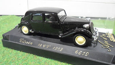 CITROËN 15 CV 1952 TRACTION 1/43 AGE D'OR d SOLIDO FRANCE 4519 voiture ...