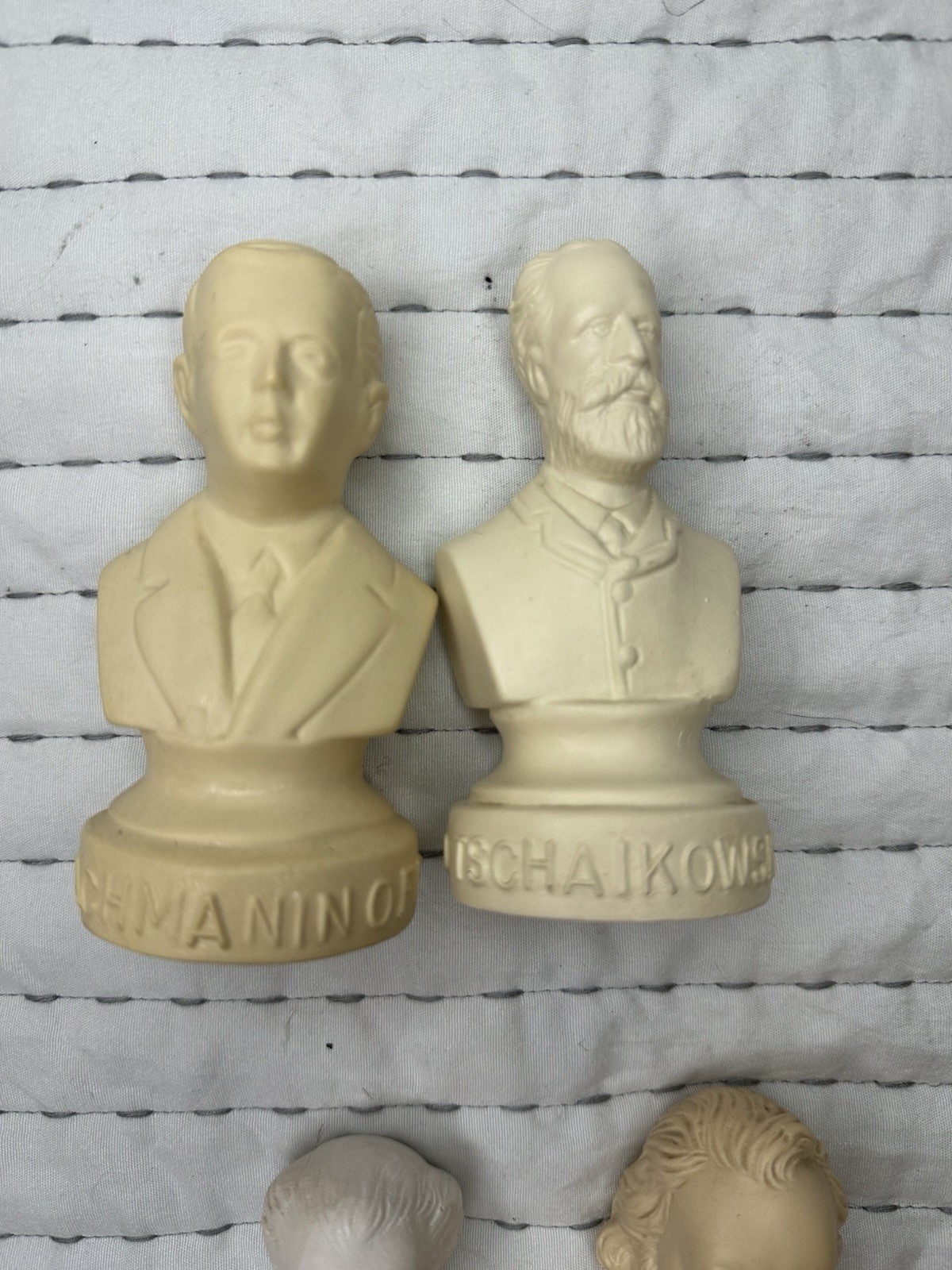 Vintage Lot of 11 Classical Composer Mini Statuettes Bust Statue Verdi ...