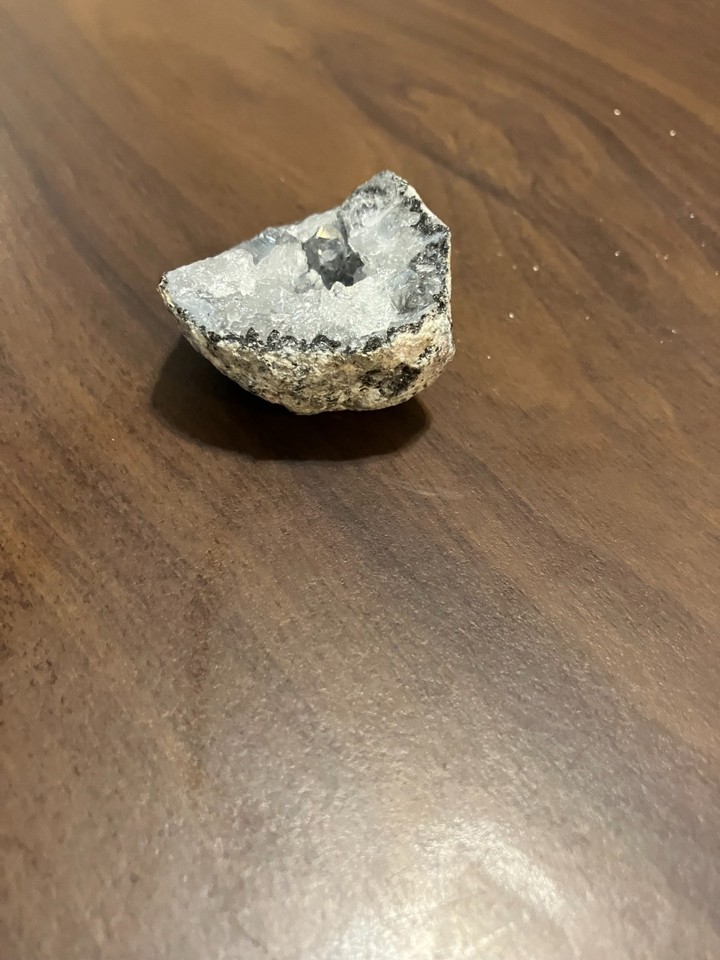 dark quartz geode perfect for decoration on shelfs, desks (etc.) | eBay