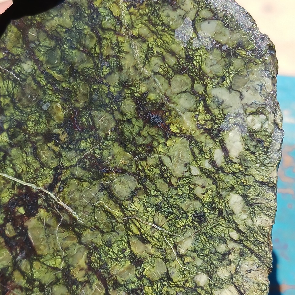 HUGE Serpentine Slab Much Potential Lapidary Or Collect Mystery Origins ...