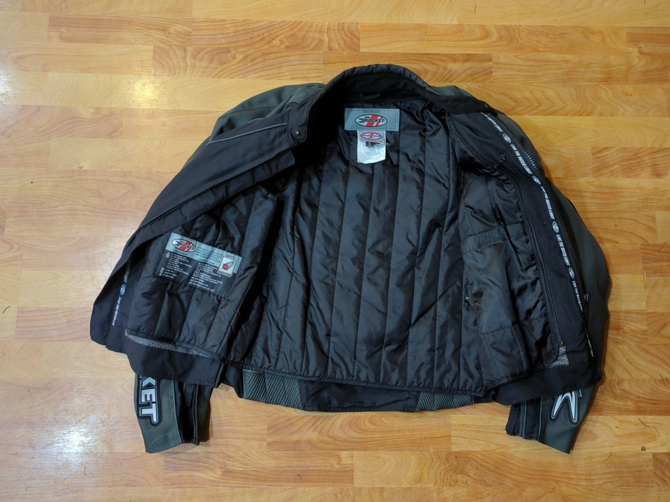 Joe Rocket Armored Mesh Motorcycle Jacket Black L | eBay