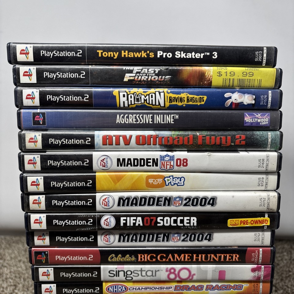 Sony PlayStation 2 Ps2 Game Lot Of 20 Games Tested | eBay
