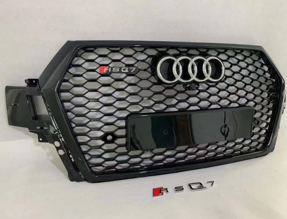 For 2016 -2019 Audi Q7 to SQ7 RSQ7 FRONT bumper Mesh Honeycomb Grill ...