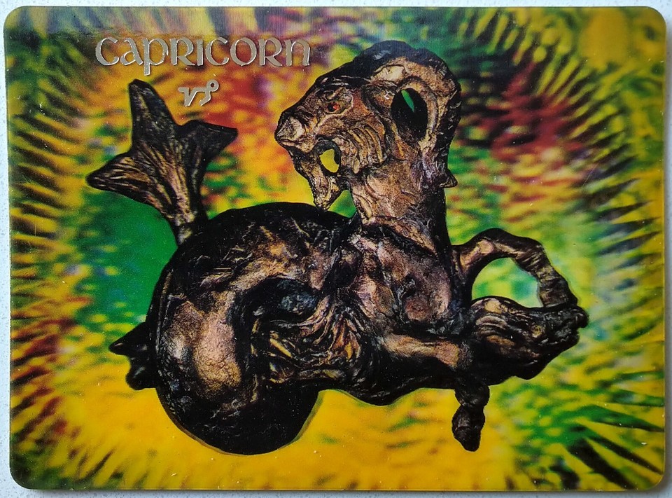 Vintage (1968) 3D Lenticular Postcards Complete Set of 12 Zodiac Signs ...