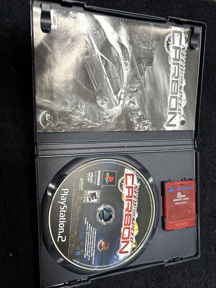 Need for Speed Carbon (PlayStation 2 PS2) Black Label CIB COMPLETE ...