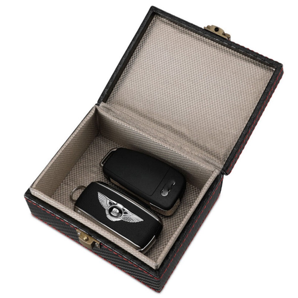 Car Key Signal Blocker Box Keyless Faraday Box Anti-Theft Safety ...