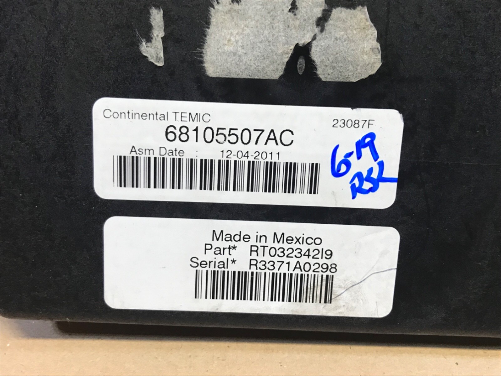 Totally Integrated Power Module ID 68105507AC Fits 12 Caravan 634912 ...