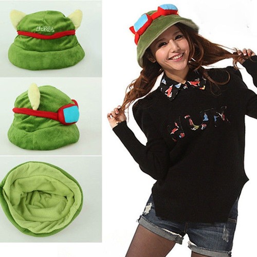 League of Legends LOL Teemo Charming Cosplay Hat Cap Costume Accessory ...