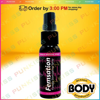 Femsation Female Clitoral Stimulating Spray💋Orgasm Arousal Lubricant ...