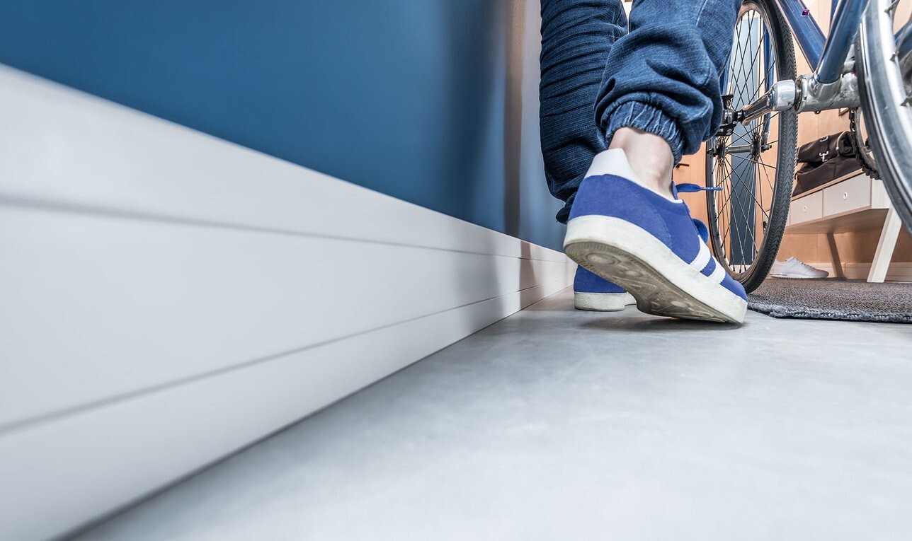 Skirting MDF Trunking White 110mm x 18mm x 2.4m long | eBay UK