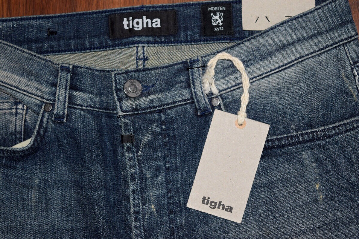 Tigha Morten Men's Jeans Size 32/32 Vintage Blue | eBay
