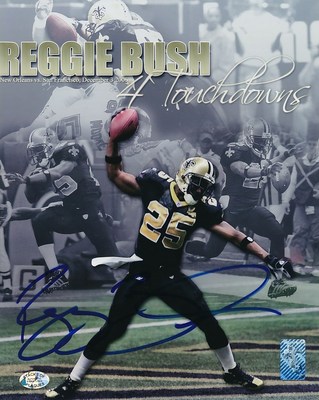 Reggie Bush Saints Signed 8x10 Photo Autograph Auto RB Authentic | eBay