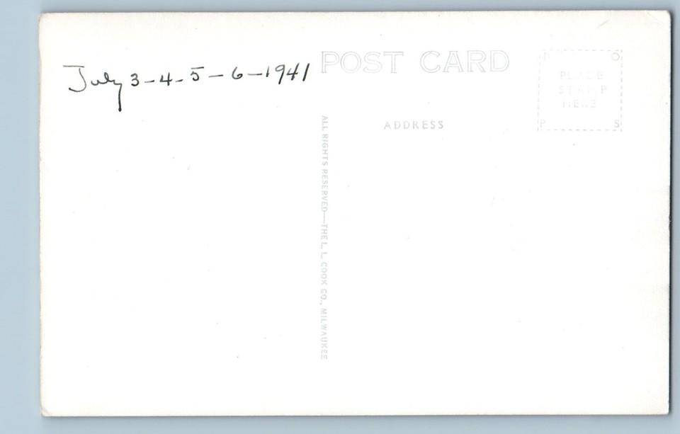 Ely Minnesota Postcard RPPC Photo Dining Room Burntside Lodge On ...