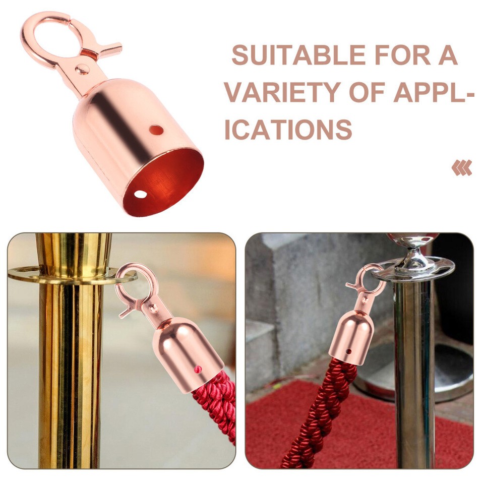 2pcs Stanchion Rope Hook Crowd Stanchion Barrier Rope Hooks for Hotel ...