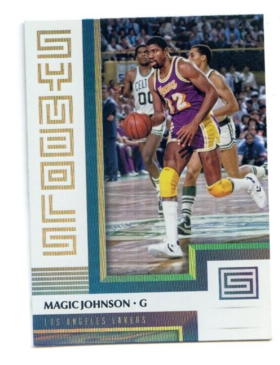 2017-18 Panini Status Basketball MAGIC JOHNSON SYMBOLS #11 LAKERS | eBay
