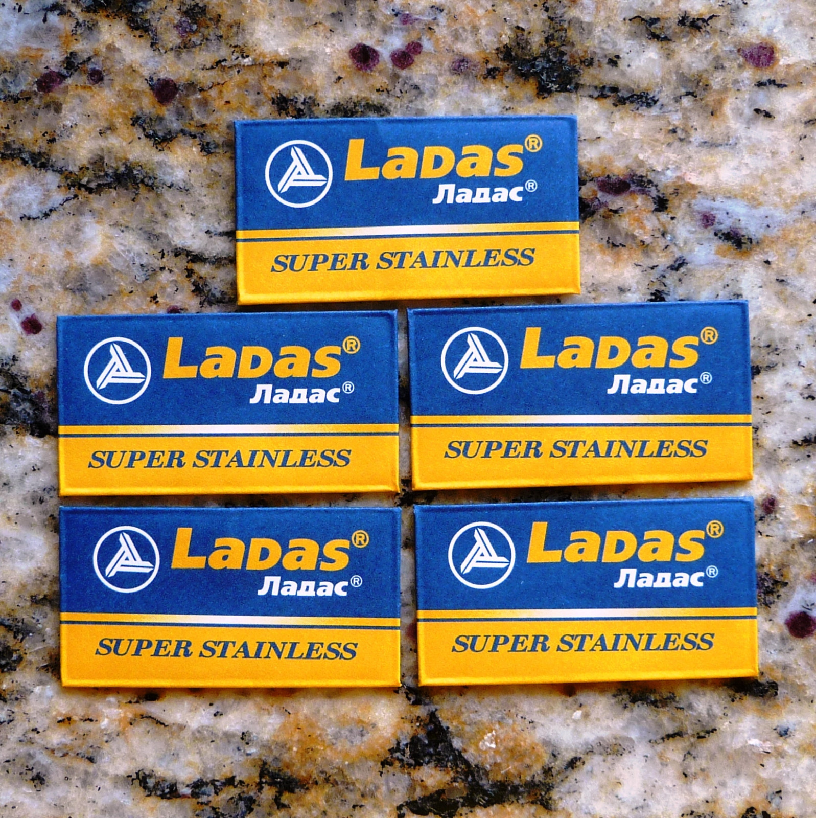 5 Ladas Super Stainless Double Edge Razor Blades | eBay