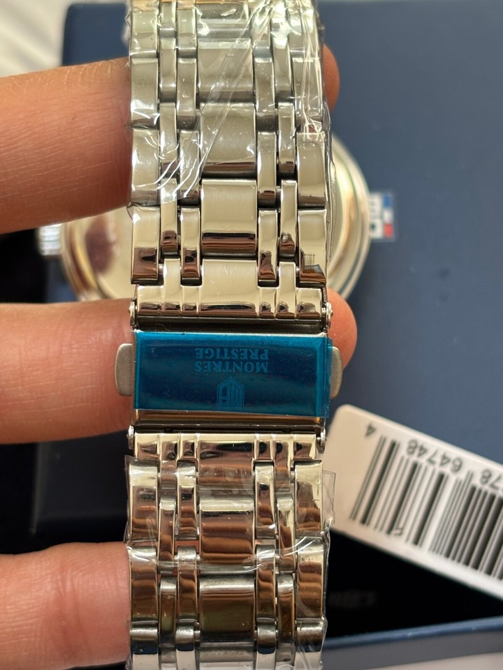 Invicta X Montres Prestige Men Silver-tone MPW-0063 Roman Numbers New w ...