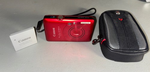 Canon PowerShot SD780 IS Digital Elph Camera Bundle 12.1MP in RED ...