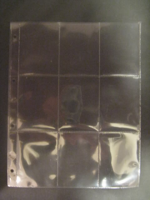 50 x 9 POCKET POLYPROPYLENE A4 BASEBALL CARD / TRADE card ALBUM SLEEVES ...