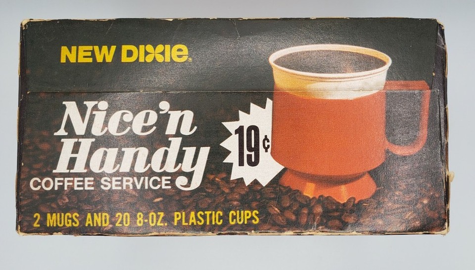 Dixie Nice’n Handy Coffee Service 2 Mugs & 8 Oz Cups Per Box Vintage | eBay
