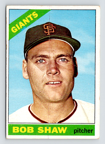 1966 Topps Card, #260 Bob Shaw, San Francisco Giants | eBay