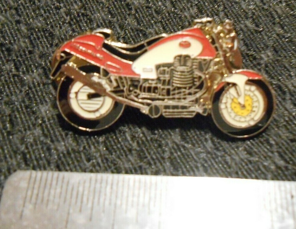 Vintage NOS NEW MOTO-GUZZI CENTAURO Motorcycle Enamel Metal Lapel Pins ...