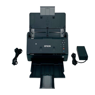 Epson ES-500W Wireless Duplex Document Scanner w/AC Adapter Fully ...