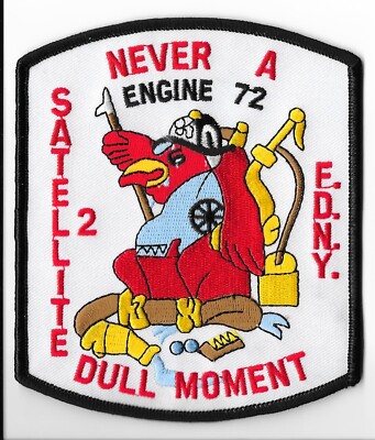 New York Fire Department (FDNY) Engine 72/Satellite 2 Patch V1 | eBay