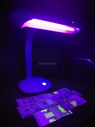 UV-A Longwave 352nm Ultraviolet Table Blacklight UV Lamp Fluorescence ...