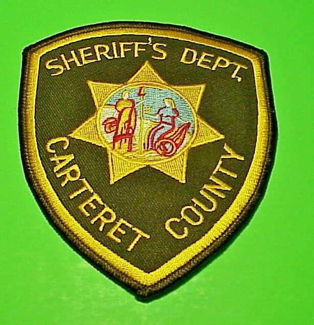 CARTERET COUNTY NORTH CAROLINA NC SHERIFF / POLICE PATCH 4 3/4" | eBay
