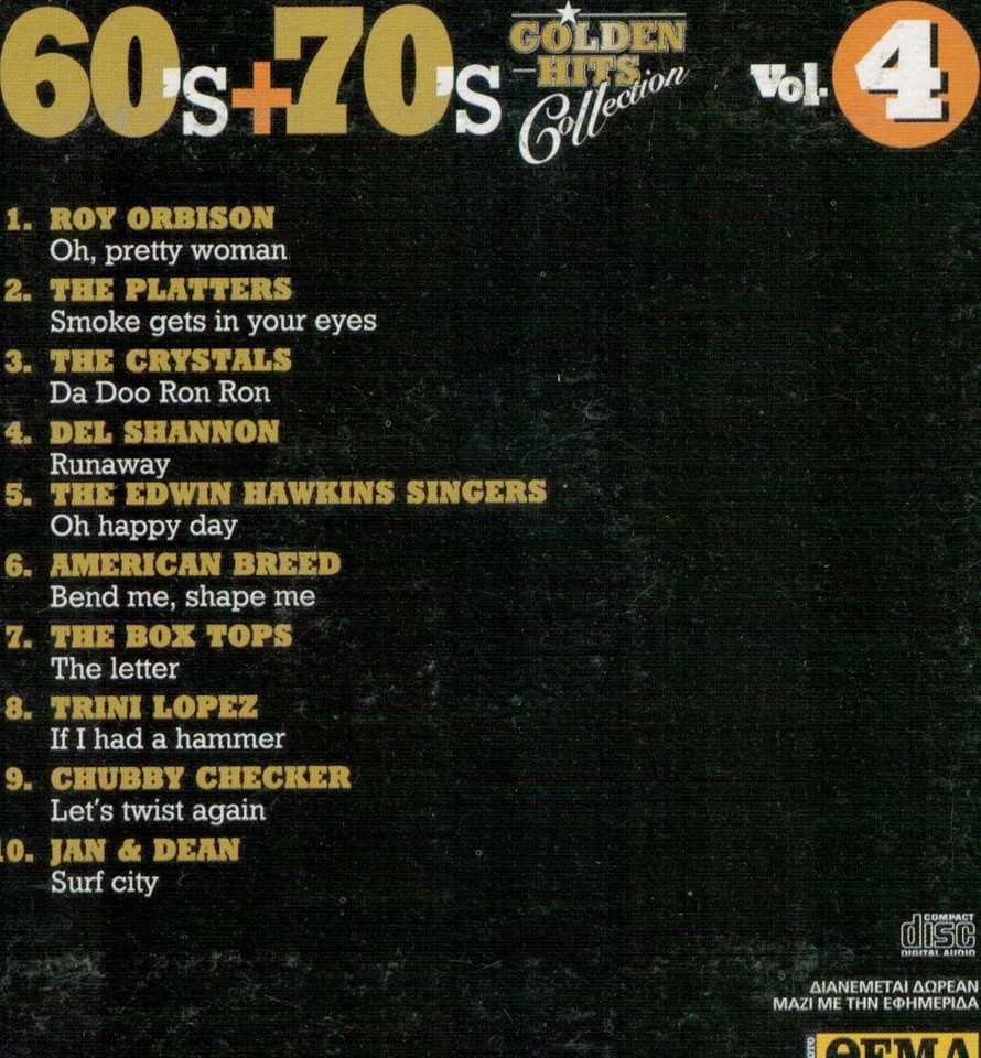 60s + 70s Golden Hits Collection Vol. 4 - Various / CD NM | eBay