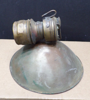 Vintage Universal Lamp Co Miners Lamp- 7 1/4" Reflector | eBay