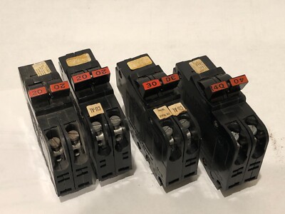 federal pacific fpe stab-lok 2 pole 20 amp | eBay