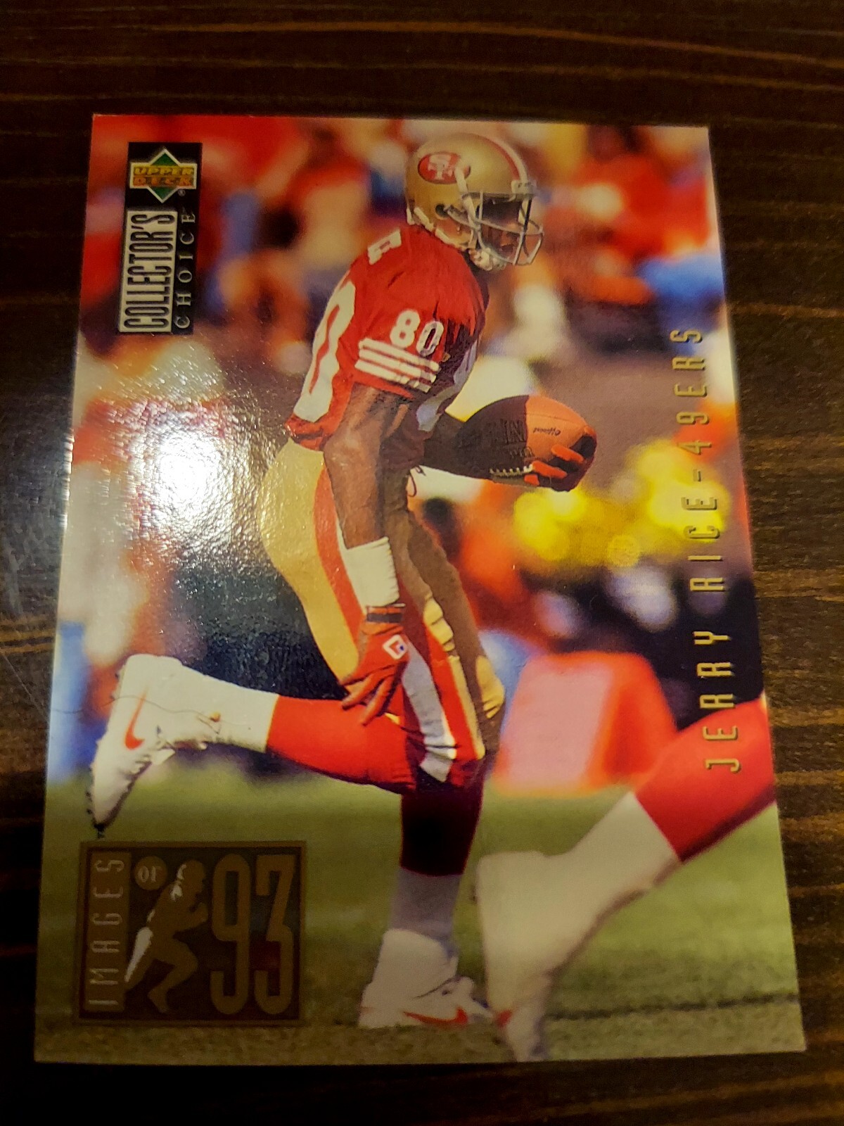 Jerry Rice 1994 Collector's Choice Images of 93 Card # 45 San Francisco ...