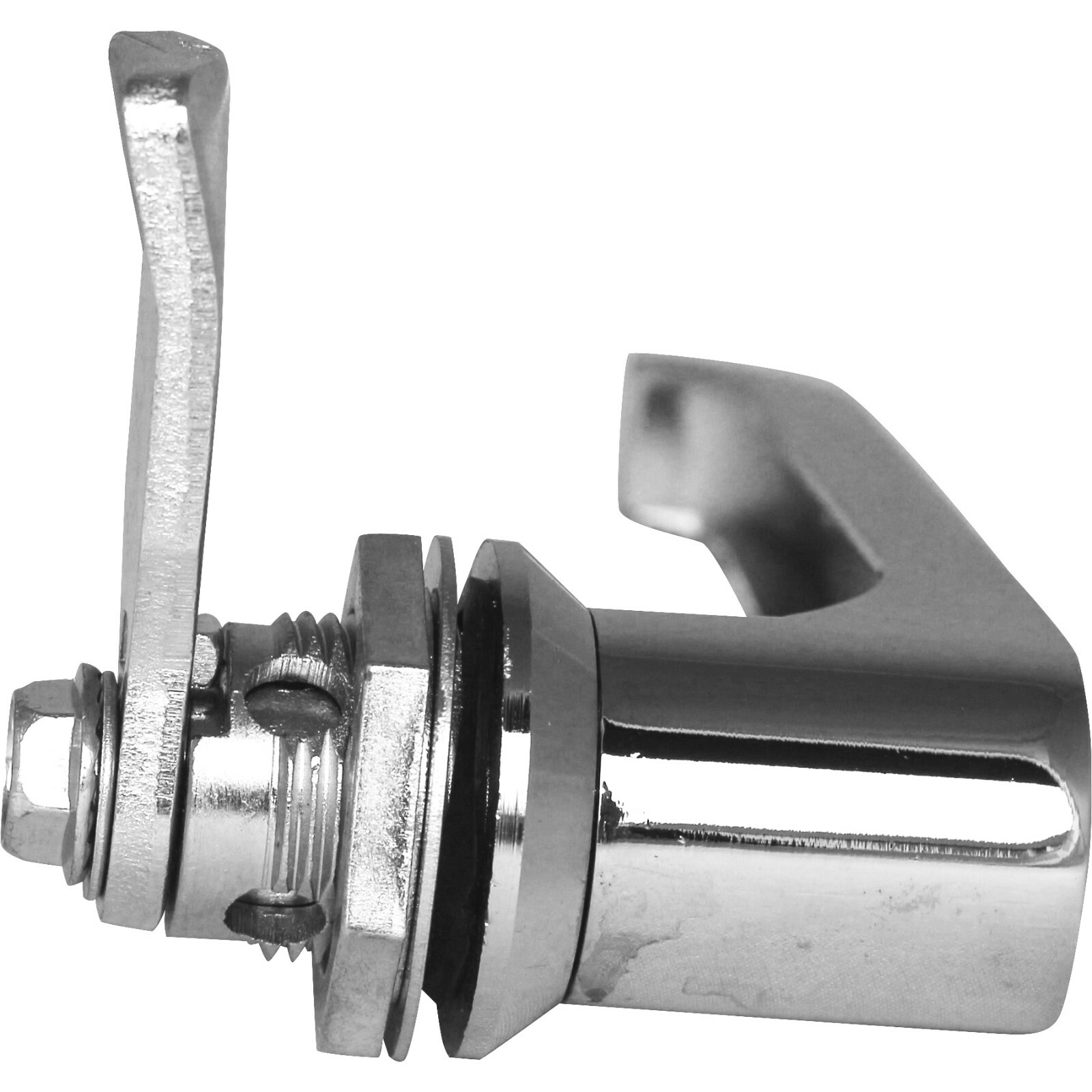 CHROME KEY LOCKABLE L HANDLE LOCK with (CL001) key | eBay Australia