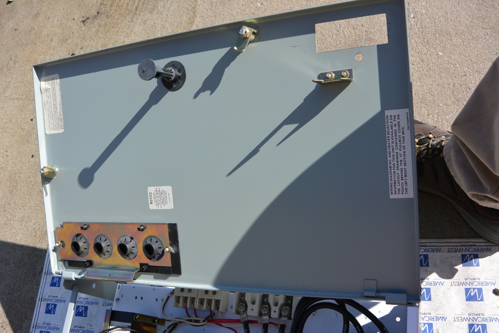 GE 8000 MCC Size 3 Combination 100 amp TEC Breaker FVNR 24" Bucket with ...