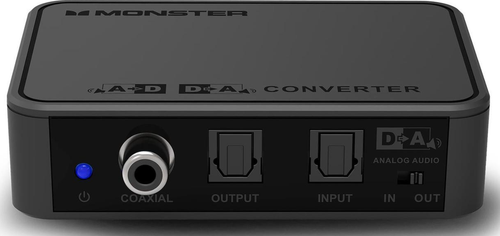 Monster Digital/Analog Audio Converter Optical SPDIF or Toslink Coverts ...