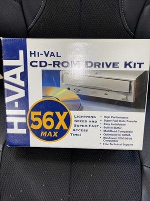 Hi-VAL CD-ROM Drive Kit 56X MAX Lightning Speed Super-Fast Access ...