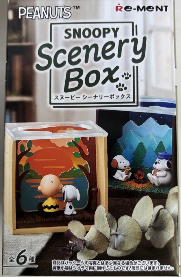 Re-Ment Peanuts - Snoopy Scenery Box - Under the Starry Sky Kit | eBay