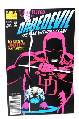 Daredevil #300 Last Rites Part Four Kingpin UPC Newsstand 1992 Marvel ...