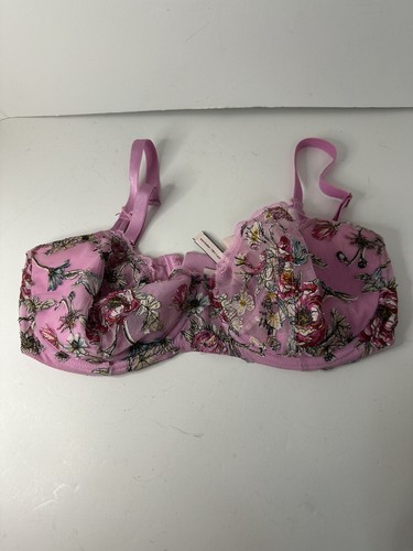 Victorias Secret 36DDD Dream Angels Push-up without padding Pink Floral ...