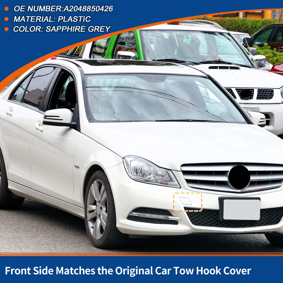 Front Car Bumper Tow Hook Cover for Mercedes-Benz No.A2048850426 ...
