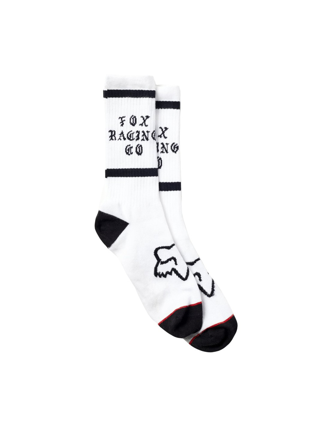 Open Box Foxhead Adults Top Coat Crew Dirt Bike Sock White | eBay