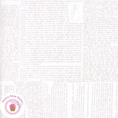 Moda METROPOLIS 11132 12 White French Text 108" GRUNGE BASIC GREY Quilt ...