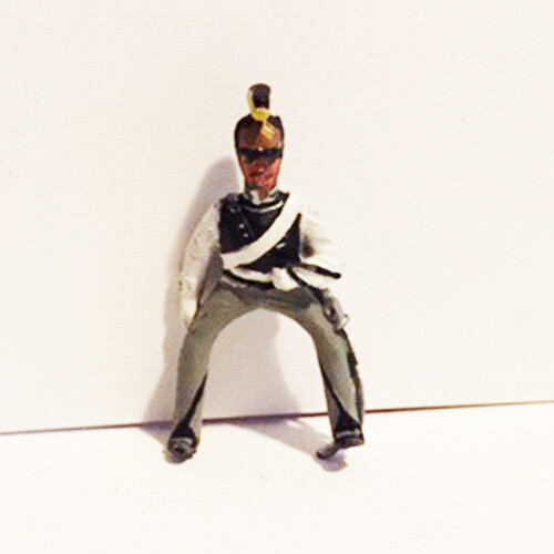 Metal Miniature Lead Figure Man Soldier on Horse Height 7cm | eBay