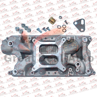 Dual Plane Intake Manifold for Ford Windsor 289 302 4 Barrel Air Gap ...