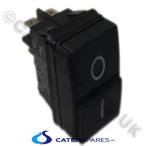ON / OFF PRESS BUTTON PUSH SWITCH DOUBLE POLE 4 PIN 22X30MM 230V IP54 ...
