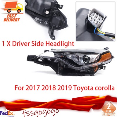 Left LED Headlight Direct Replacement 8115002M70 For 2017-2019 Toyota ...