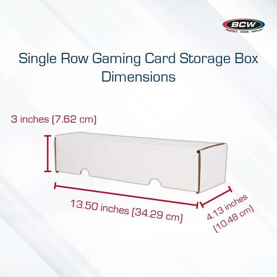 BCW Cardboard Card Box 1000 Count Hold Baseball Trading MTG Gaming ...